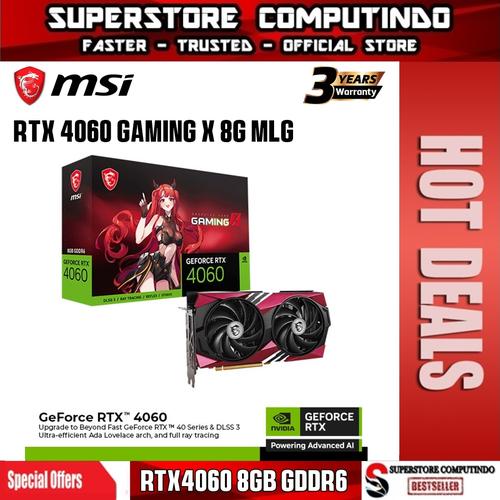 Promo VGA MSI GeForce RTX 4060 GAMING X 8G MLG - RTX 4060 GAMING X 8GB ...