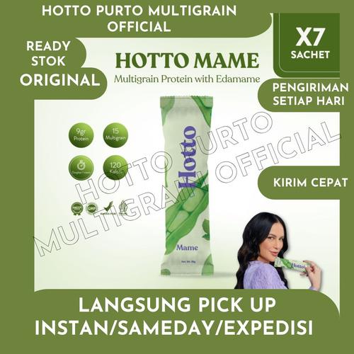 Jual Paket Sachet HOTTO MAME Multigrain With Edamame Whey Protein - 7 ...
