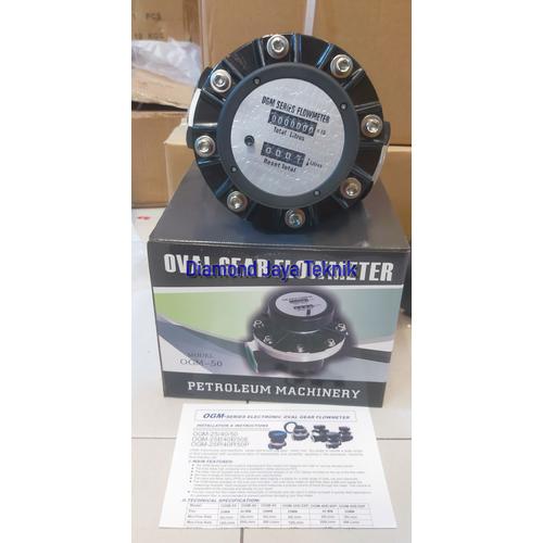 Jual Meteran Solar 2" Inchi OGM / OVAL GEAR FLOW METER OGM50 / Alat ...