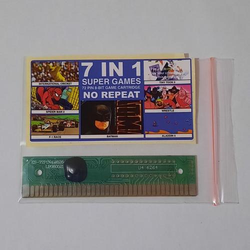 Jual PCB Kaset Nintendo Vcom 7 in 1 72 Pin Nyala Normal Game Retro ...