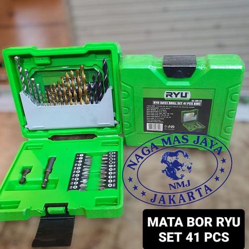 Jual BARU RYU MATA BOR SET KOMBINASI BESI KAYU BETON 41 PCS / MATABOR ...