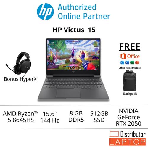Jual HP Victus Laptop 15 AMD Ryzen 5 8645HS RTX 3050 RAM 8GB 512GB SSD ...