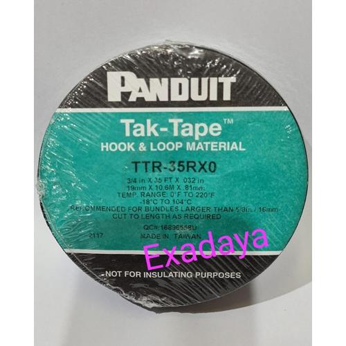 Jual Panduit TTR-35RX0 , Hook & Loop Felcro Cable Tie Tak-Tape kabel ...