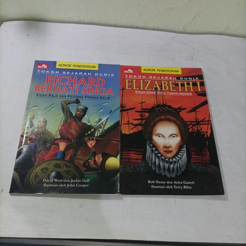 Jual komik pendidikan tokoh sejarah dunia Elizabeth Tudor Inggris dan ...