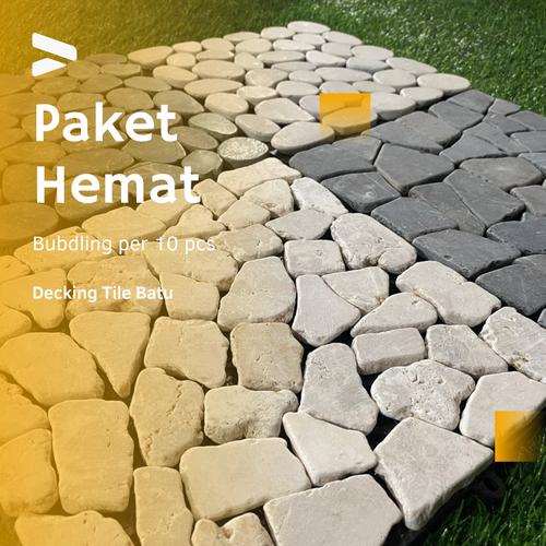 Promo Paket Hemat Lantai Decking Tile Batu Alam Outdoor Indoor ...