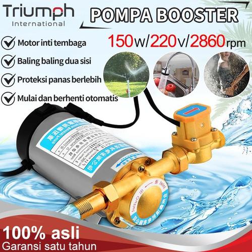Jual Rumah Tangga 100W/150W Otomatis Pompa Booster Faucet/Otomatis ...