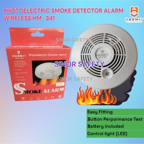 Jual Alarm Pendeteksi Asap Kebakaran Photoelectric Smoke Detector - Kab ...