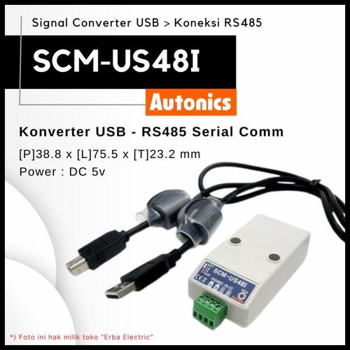 Jual Autonics Scm-Us48I Signal Converter Usb Rs485 Serial Communication ...