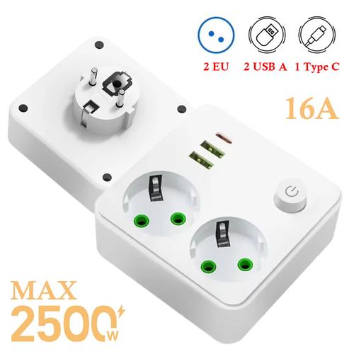 Jual Stop Kontak USB Type C Colokan Listrik Switch Steker Power Socket ...