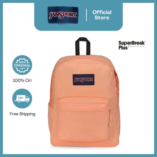 Promo JanSport Tas Ransel Backpack Daypack SuperBreak Plus Peach Neon ...