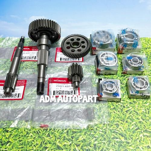 Jual GIGI RASIO SET 4PCH K97+6PCH BEARING RASIO KOYO, HONDA PCX 150 NEW ...
