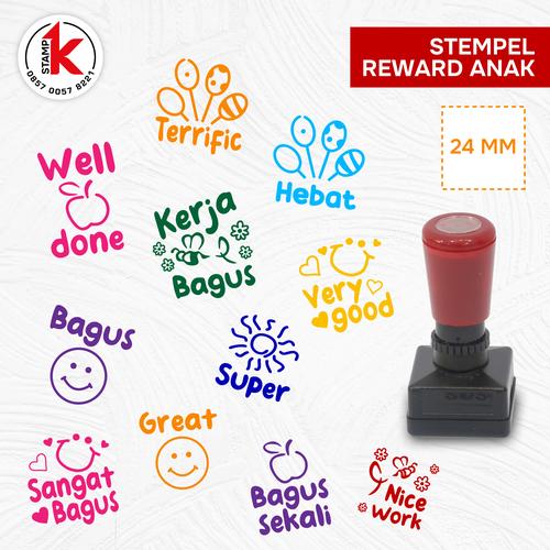 Jual Stempel Guru Rewards Teacher Stamp Penilaian Rewards Anak SD TK ...