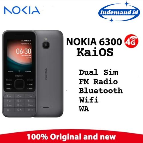 Jual 100% Original | Nokia 6300 4g KaiOS Dual Sim Wifi Bluetooth - Hitam - Jakarta Selatan ...