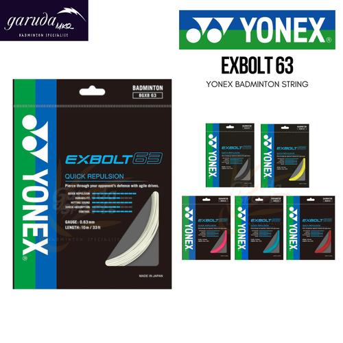 Jual Senar Badminton Yonex Exbolt63 Senar Bulutangkis Yonex EXBOLT 63 ...