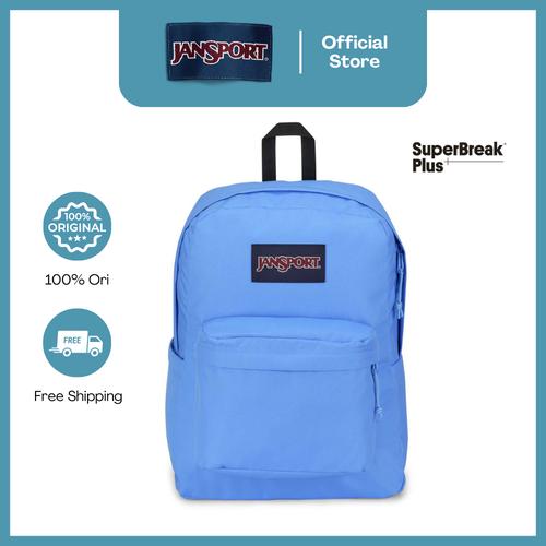 Promo JanSport Tas Ransel Backpack Daypack SuperBreak Plus Blue Neon ...