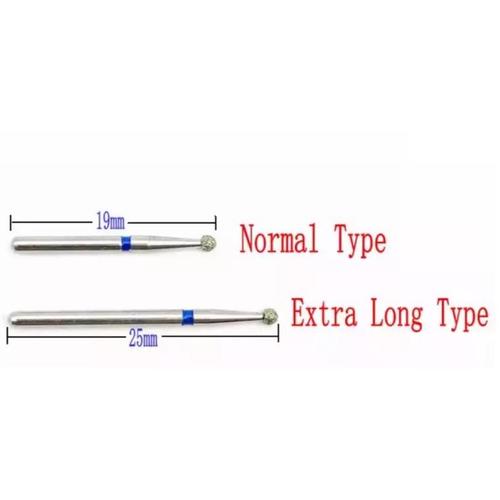 Jual Premium Dental Round Bur Bulat Leher Panjang Diamond Burs Gigi ...
