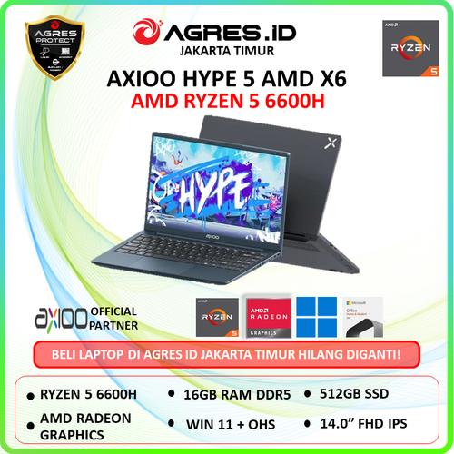 Promo Laptop AXIOO Hype 5 AMD X6 Ryzen 5 6600H Ram 16GB 512GB Ssd ...