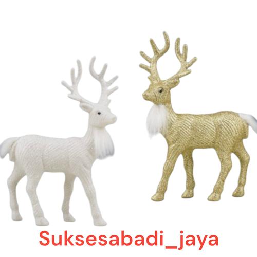 Jual HIASAN NATAL/AKSESORIES NATAL PATUNG RUSA BERJANGGUT (Gantungan ...