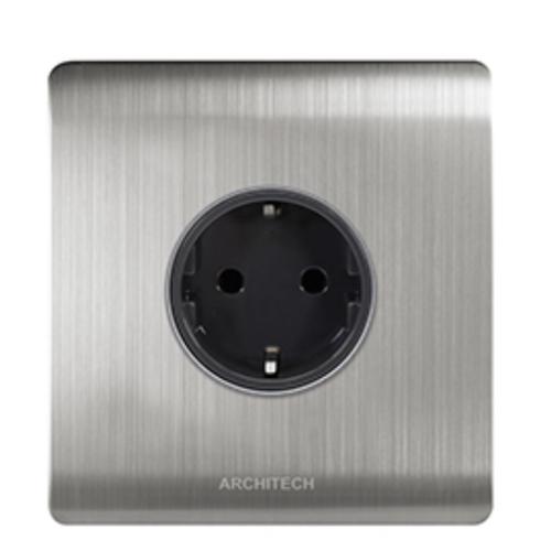 Jual Stop Kontak Architech Platinum Silver / socket architech - Kota ...