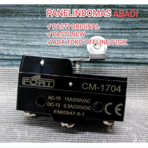 Jual LIMIT SWITCH / MICRO SWITCH CM-1704 / CM1704 FORT - Jakarta Pusat ...