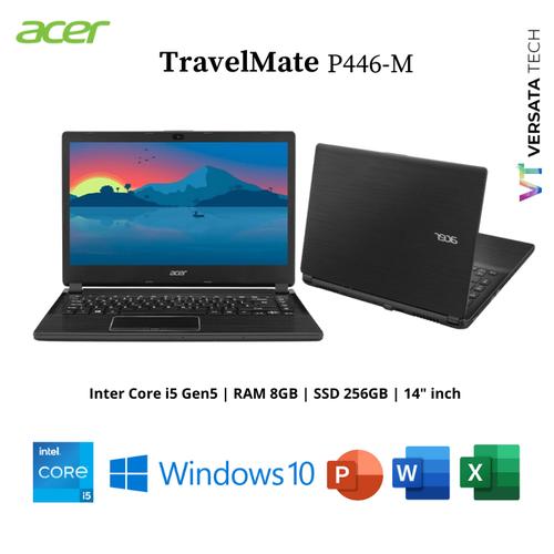 Jual Laptop Acer Travelmate P446 Backligt Core i5 Gen5 RAM 8GB SSD 512GB - 8GB | 256GB - Kota ...