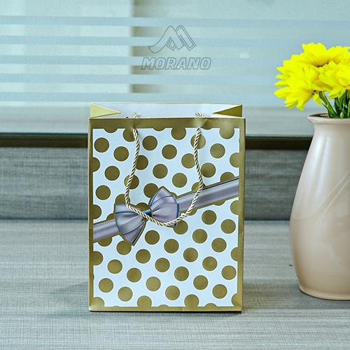 Jual Paper Bag Pita Polkadot Tas Belanja Goodie Bag Souvenir Bag Tas ...