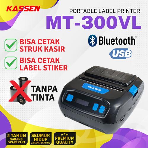 Jual KASEN KASSEN MT300 VL PRINTER BLUETOOTH USB + BLUETOOTH IOS ...
