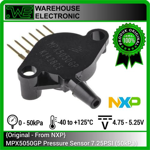 Jual MPX5050GP Sensor Tekanan - ORIGINAL NXP Pressure Sensor mpx 5050gp ...