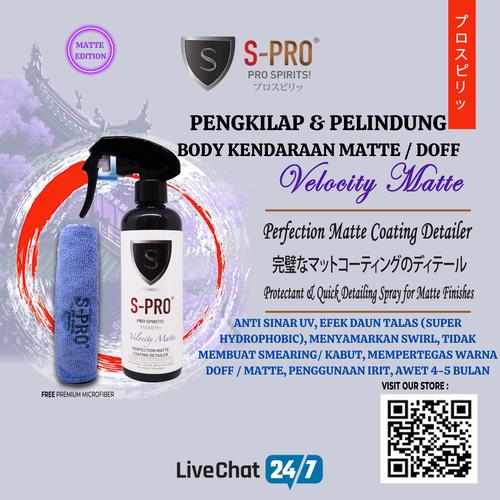 Jual MATTE DOFF SPRAY COATING SPRAY PENGKILAP PELAPIS CAT MOTOR MOBIL ...