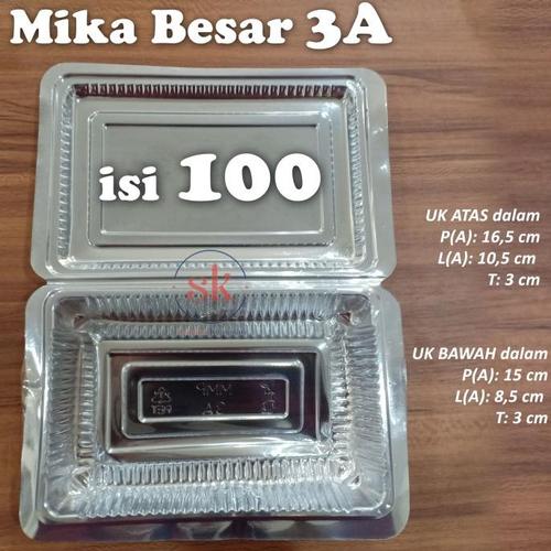Jual (Isi 100) Mika Plastik Kue Makanan Nasi Ukuran 3A - Jakarta Timur ...