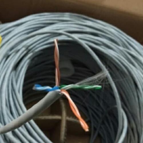 Jual Kabel LAN UTP Cat5 Cat 5e Belden USA Original Meteran - Abu-abu ...