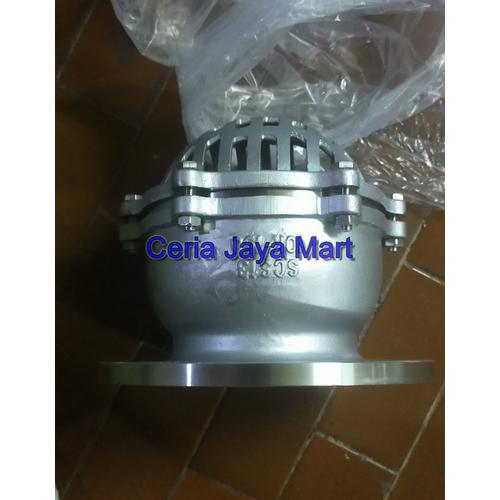 Jual Foot Valve Stainles flange jis 10k 6"inch / Foot Valve full ss 304 / Foot Klep Stainless ...