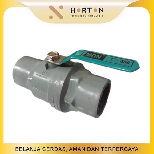 Jual Ball Valve / Stop Kran Air PVC Gagang Stainless Tipe 5001 Gagang ...