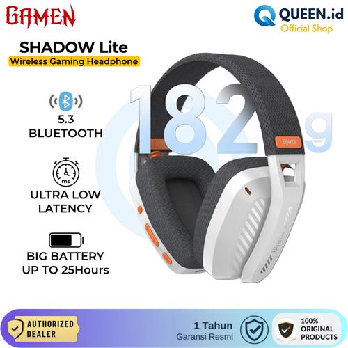 Jual GAMEN Shadow Lite Gaming Wireless Bluetooth 5.3 Headset Headphone ...
