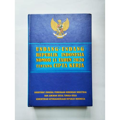 Jual UNDANG-UNDANG REPUBLIK INDONESIA NO. 11 TAHUN 2020 TENTANG CIPTA ...