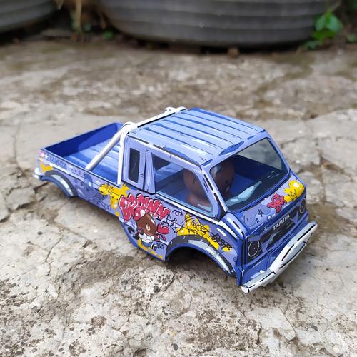 Jual Tamiya mini 4wd body kit Line Friends Brown Racer painted anime ...
