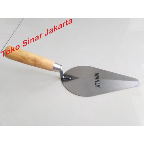 Jual Sendok Semen Kayu Lancip Pasir Bata Acian Adukan Aduk Cetak Sekop ...