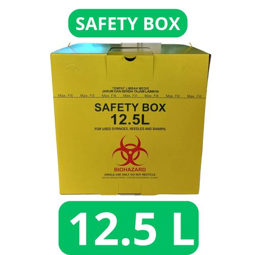 Jual Safety Box 12.5L Box Limbah Medis Logo Infeksius Biohazard - Inner ...