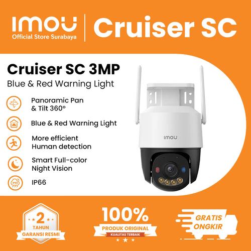 Promo IMOU CRUISER SC 3MP BLUE & RED WARNING LIGHT CCTV FULL HD CAMERA ...