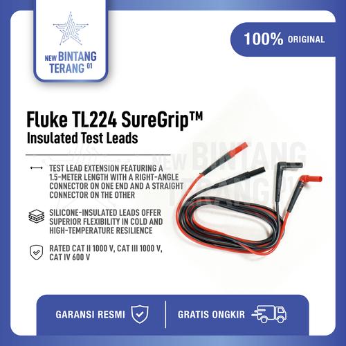 Promo Fluke TL224 SureGrip Insulated Test Leads - Jakarta Barat - new ...