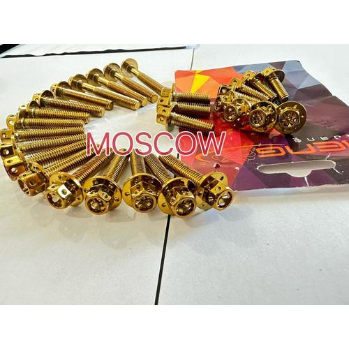 Jual Baut Probolt Bak Mesin Kiri Kanan Ninja 150 Ninja R Ninja RR Ninja SS Heng Flower Stainless ...