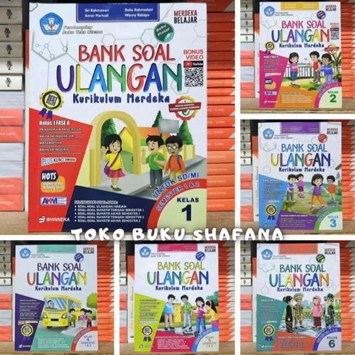 Jual Buku Bank Soal Ulangan Kelas 1 2 3 4 5 6 SD Kurikulum Merdeka Plus Kunci Jawaban Bhinneka ...
