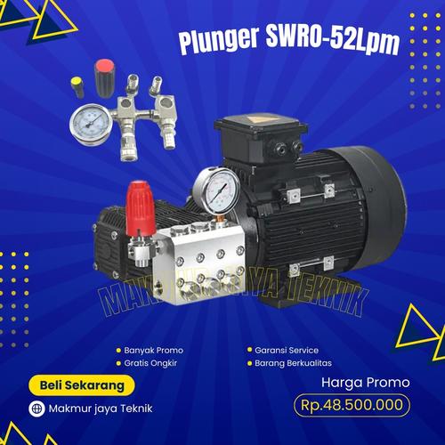 Jual POMPA PLUNGER SWRO 52LPM 100BAR HIGH PRESSURE SEA WATER POMPA ...