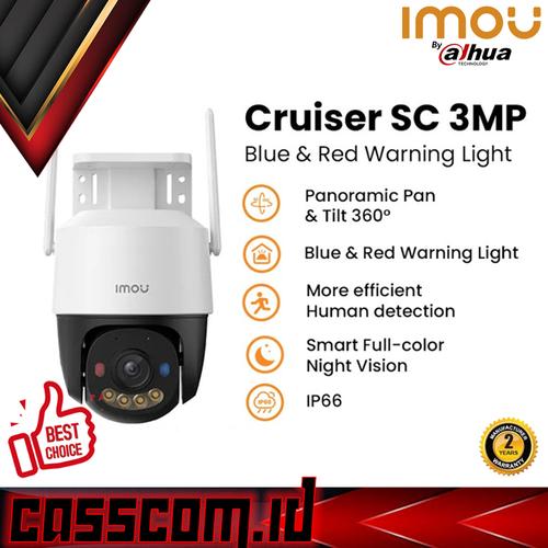 Jual Imou Cruiser SC 3MP CCTV IP Camera Image Blue & Red Warning Light Smart Full-color Night ...