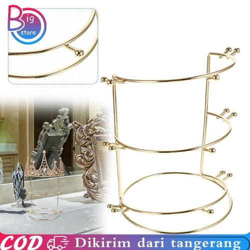 Jual ADA STOCK !! Crown Display Stand Mewah Rak Crown King Emas ...