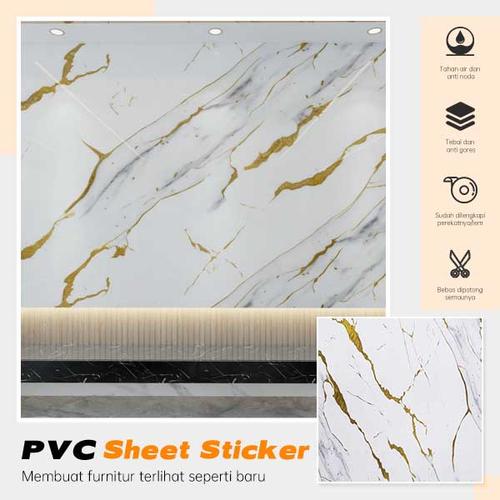 Jual Sticker Marmer Pelapis Furniture Sticker Dinding PVC Interior Film ...