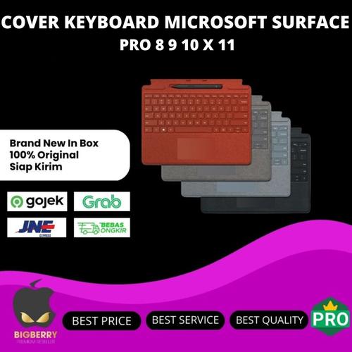 Jual Microsoft Surface Pro 8 9 10 X 11 Signature Keyboard Alcantara Type Cover - PLATINUM, PLUS ...