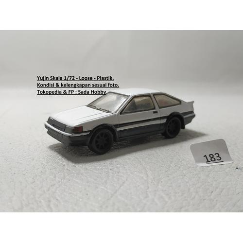 Jual Miniatur Yujin 1/72 Toyota Corolla Levin Initial D AE86 Putih ...