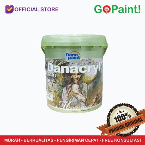 Jual CAT TEMBOK INTERIOR | DANACRYL MATT DANAPAINT WARNA PUTIH 2.5 L ...