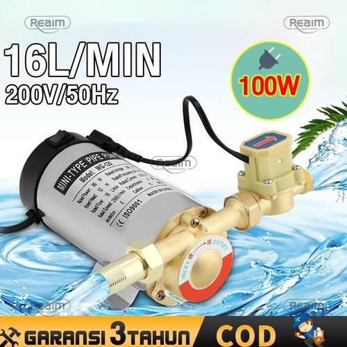 Jual Pompa Pendorong 100Watt Tekanan Air Booster Pump Mesin Pendorong Air Shower Water Heater ...